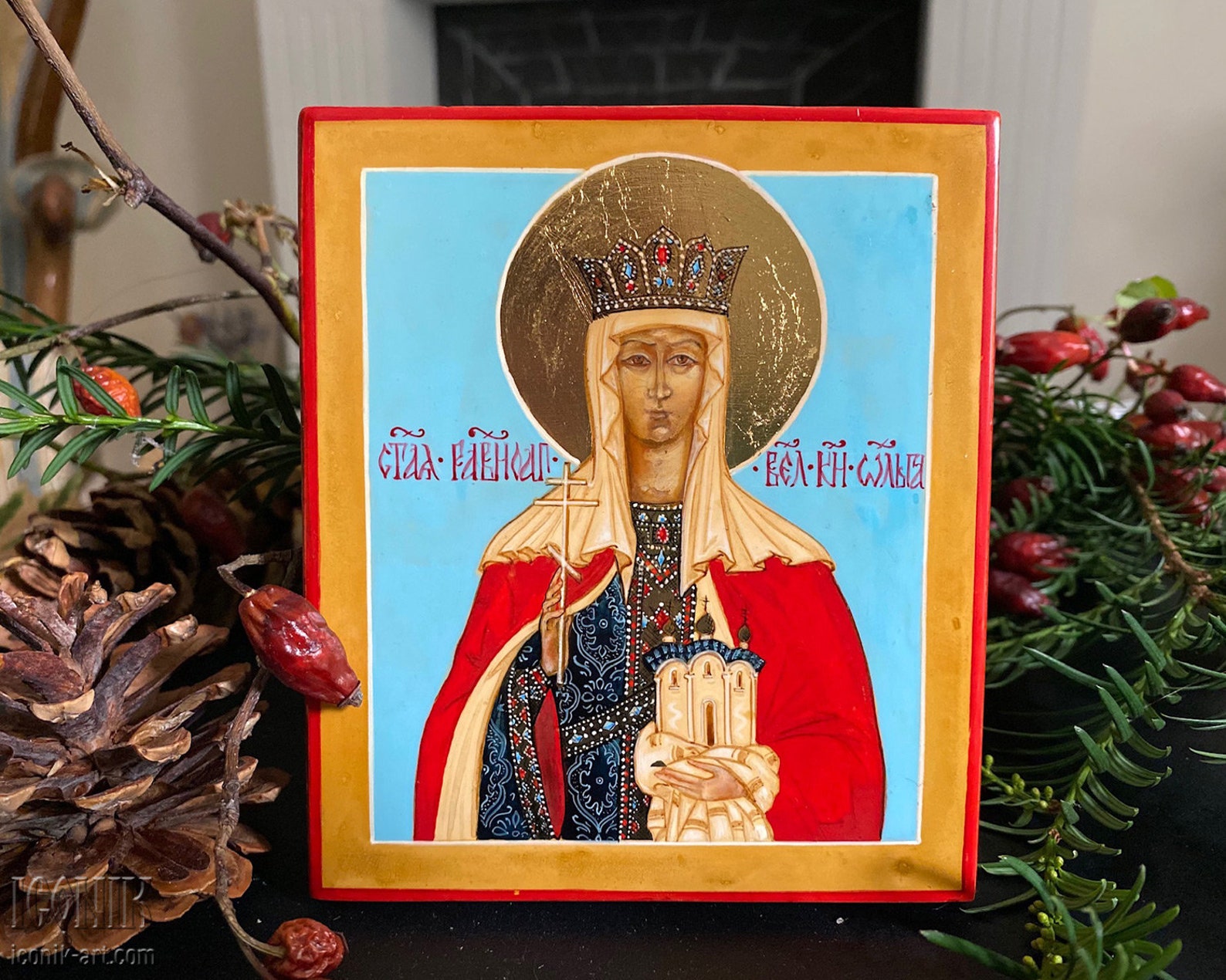 Saint Olga Orthodox Icon of Olga of Kiev, Ukrainian and Russian Saint ...