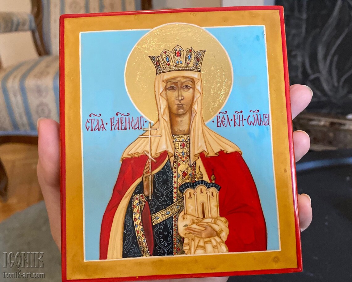 Saint Olga Orthodox Icon of Olga of Kiev, Ukrainian and Russian Saint ...