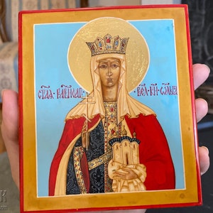 Saint Olga Orthodox Icon of Olga of Kiev, Ukrainian and Russian Saint ...