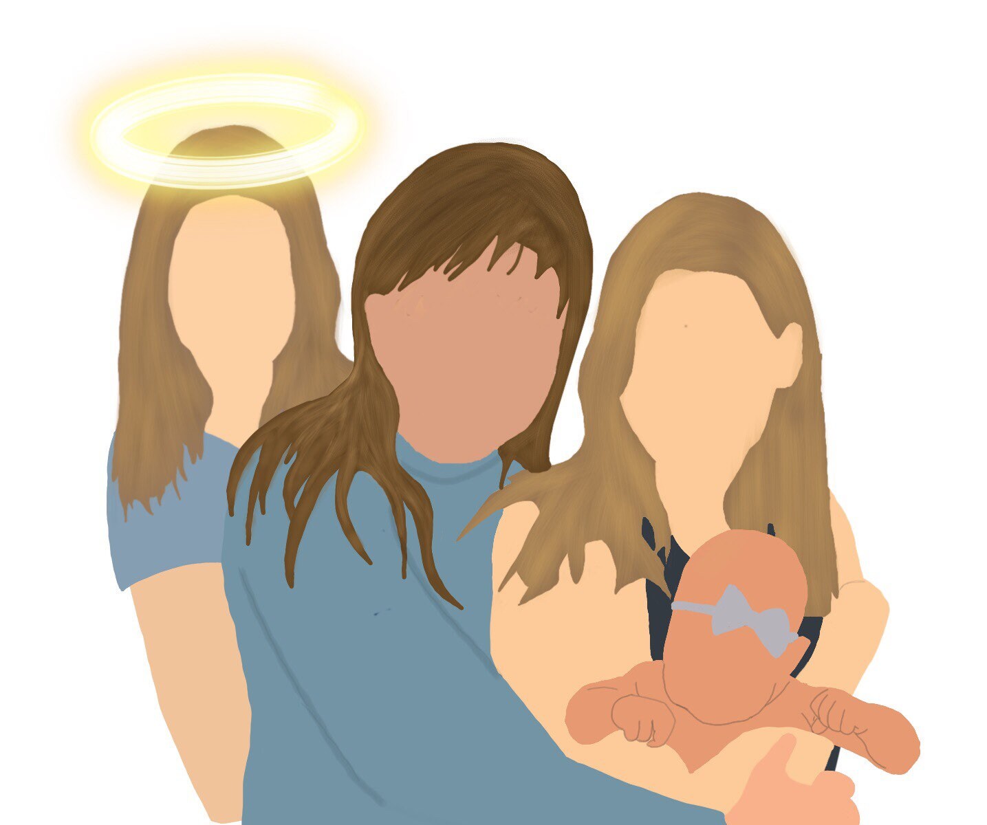 Custom Portraits No Background Included - Etsy UK