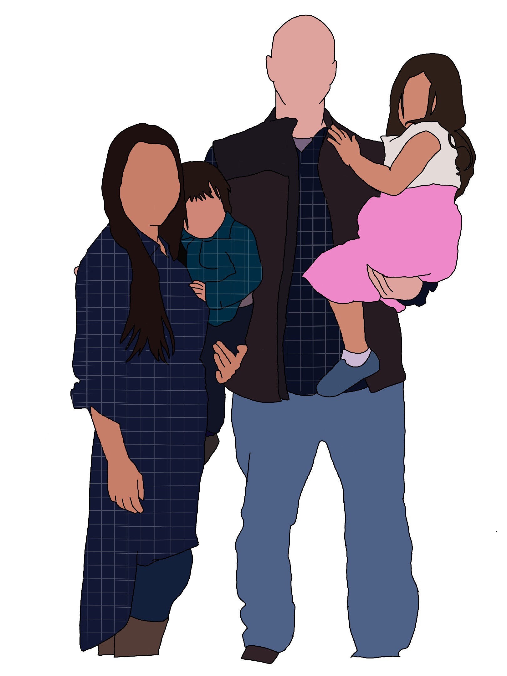 Custom Portraits No Background Included - Etsy UK