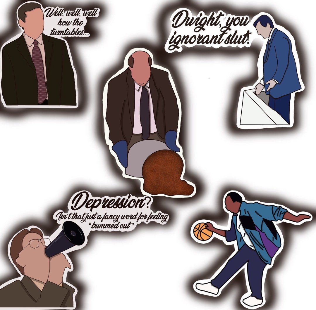 The Office Stickers- the Office Quotes- the Office Decals - Etsy