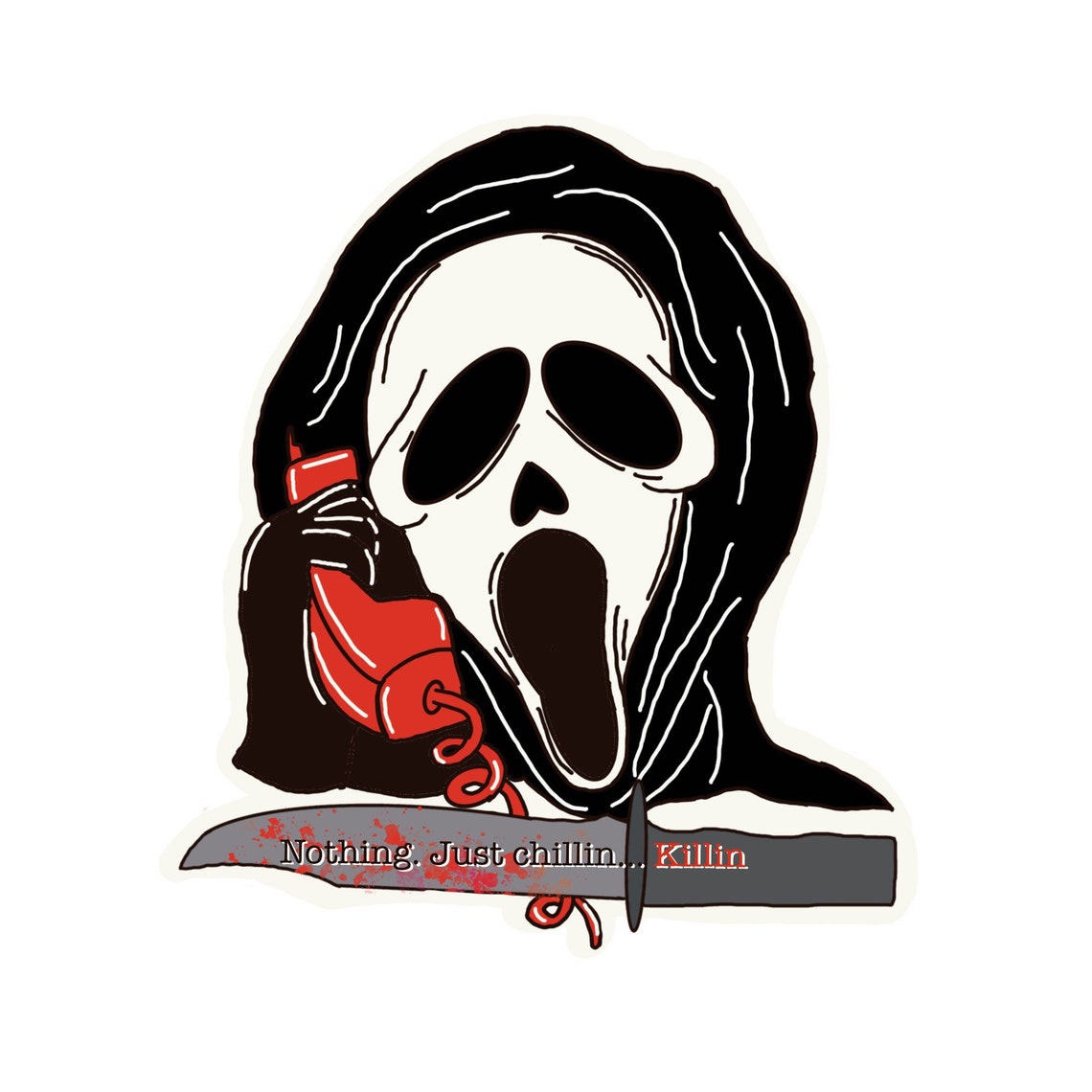 Scream Sticker Decal | Etsy