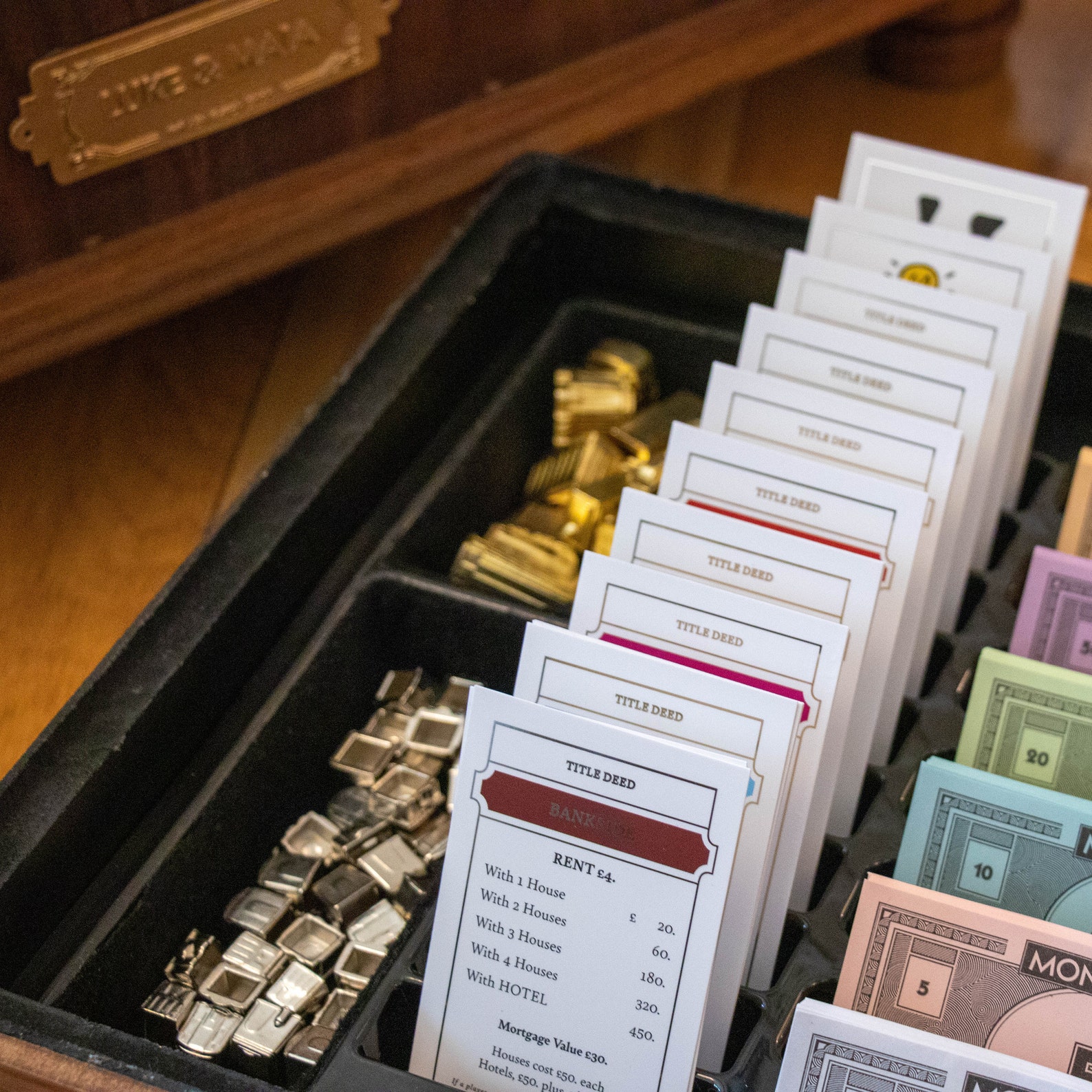 Bespoke Luxury Wooden Monopoly Board | Etsy