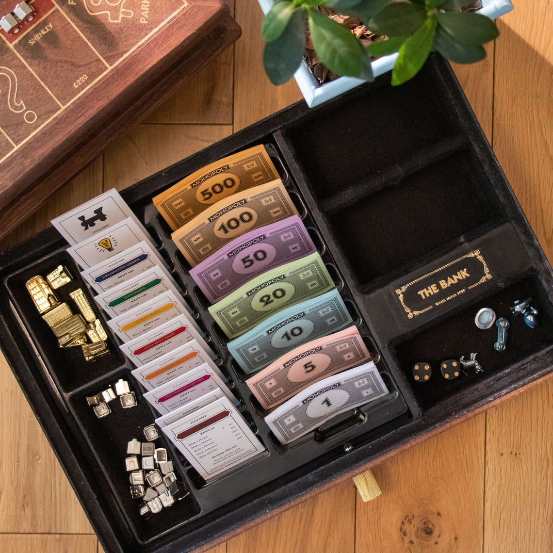 Bespoke Luxury Wooden Monopoly Board | Etsy