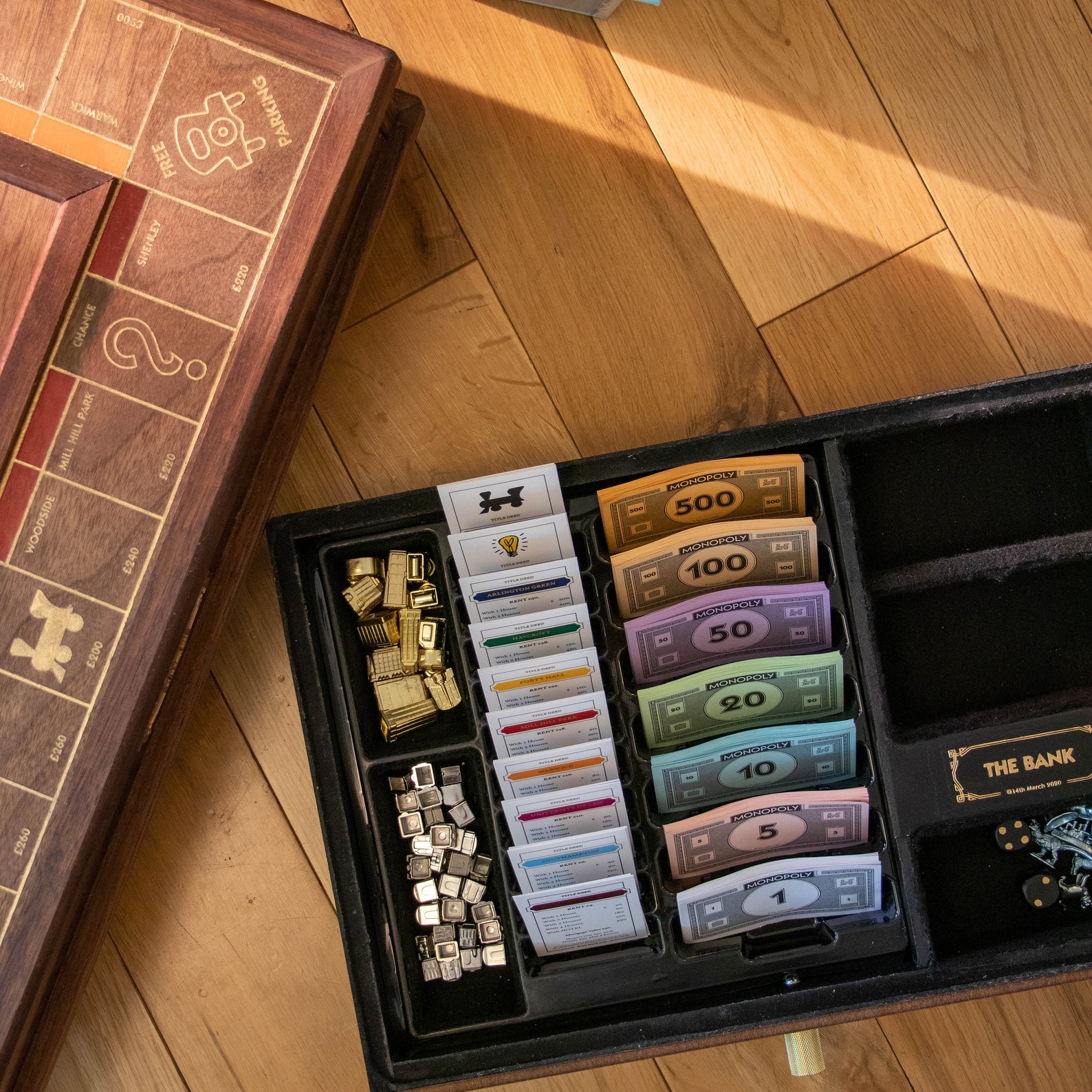 Bespoke Luxury Wooden Monopoly Board - Etsy