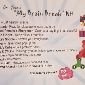 Calm Kit | Brain Break Kit | ADHD Autism Anxiety Kit| Stress Relief ...