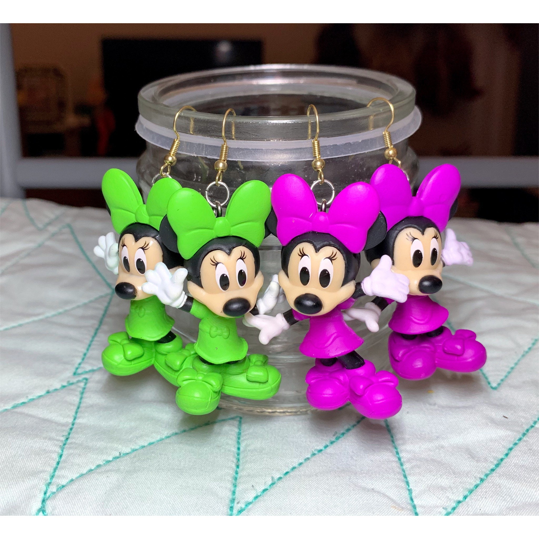 Minnie Mouse and Friends Earrings minnie Mouse, Millie, and Melody - Etsy