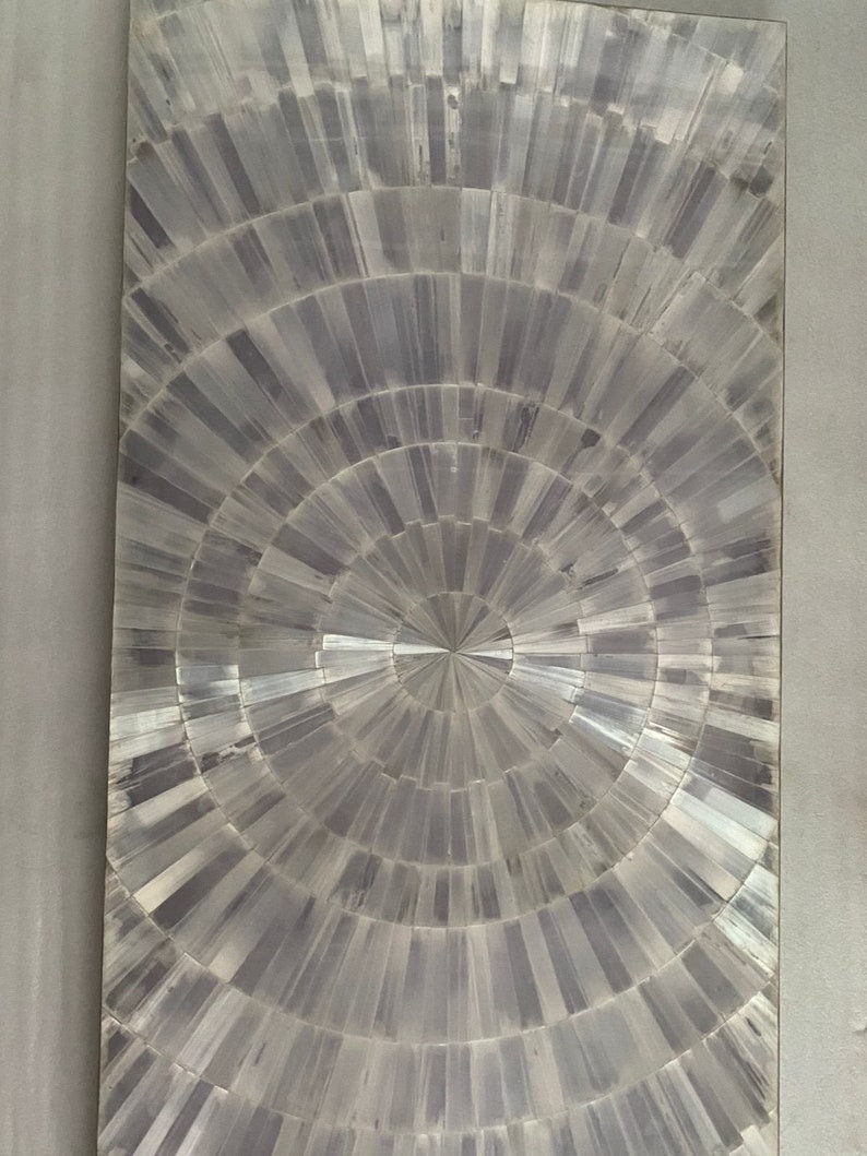 Selenite Dining Table Top / Selenite Stone Sun Burst Table Top - Etsy