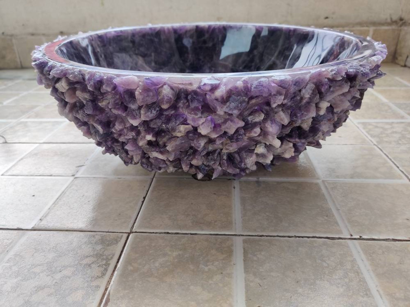 Amethyst Geode Sink / Amethyst Geode Wash Basin - Etsy