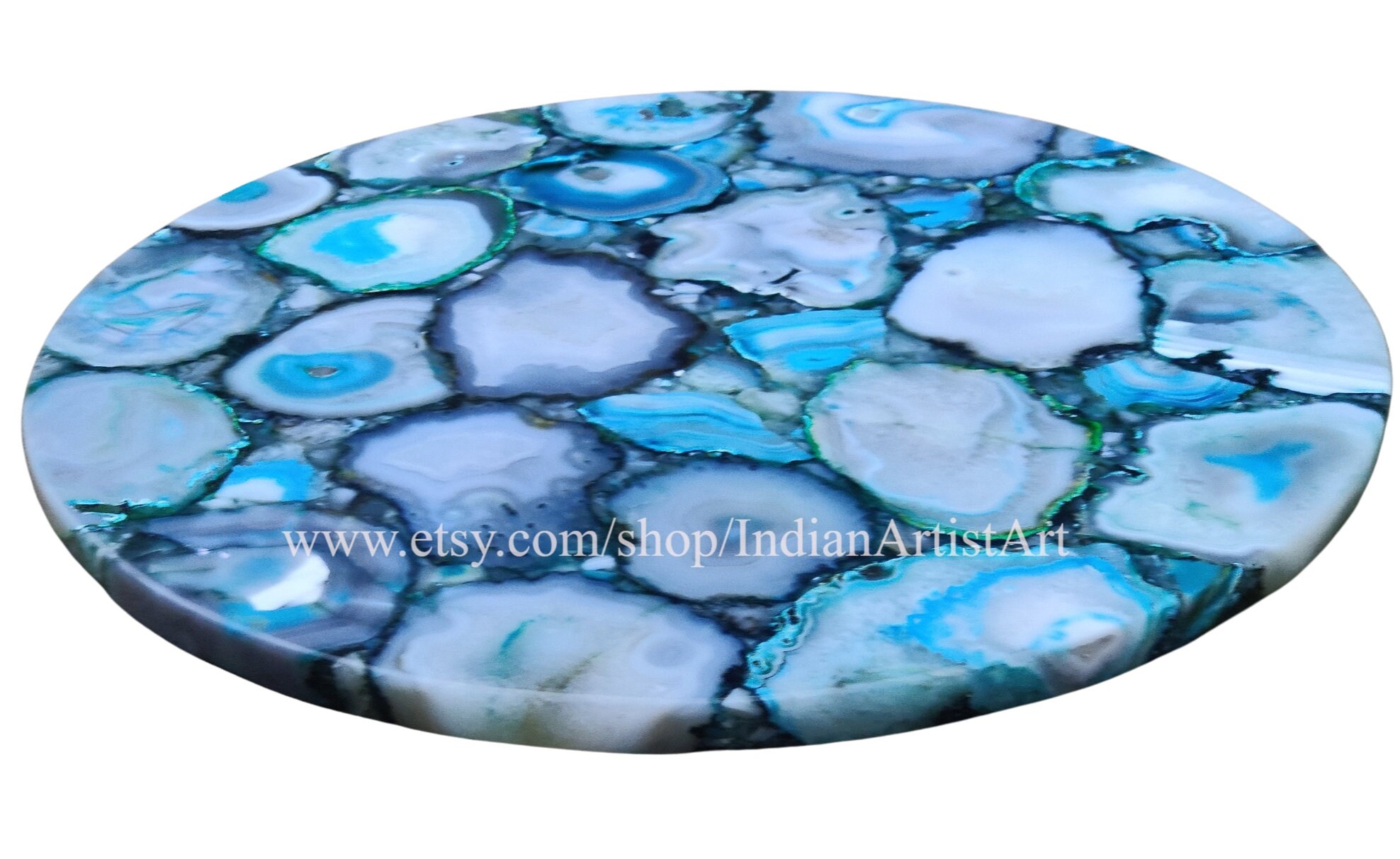 Agate Table for Home Décor | Etsy