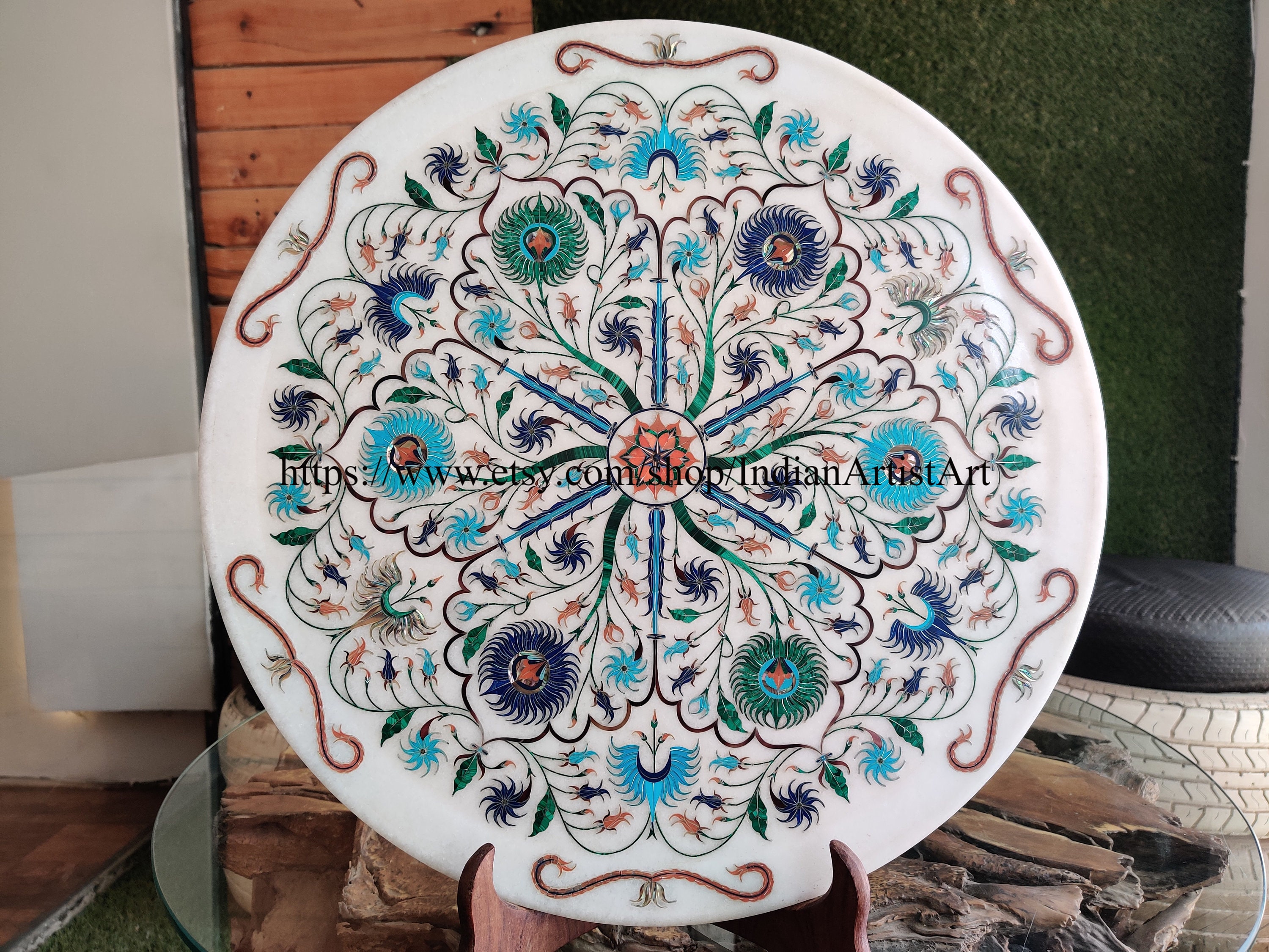 Marble Plate Masterpiece of Luxury Gift Home Decor Plate - Etsy