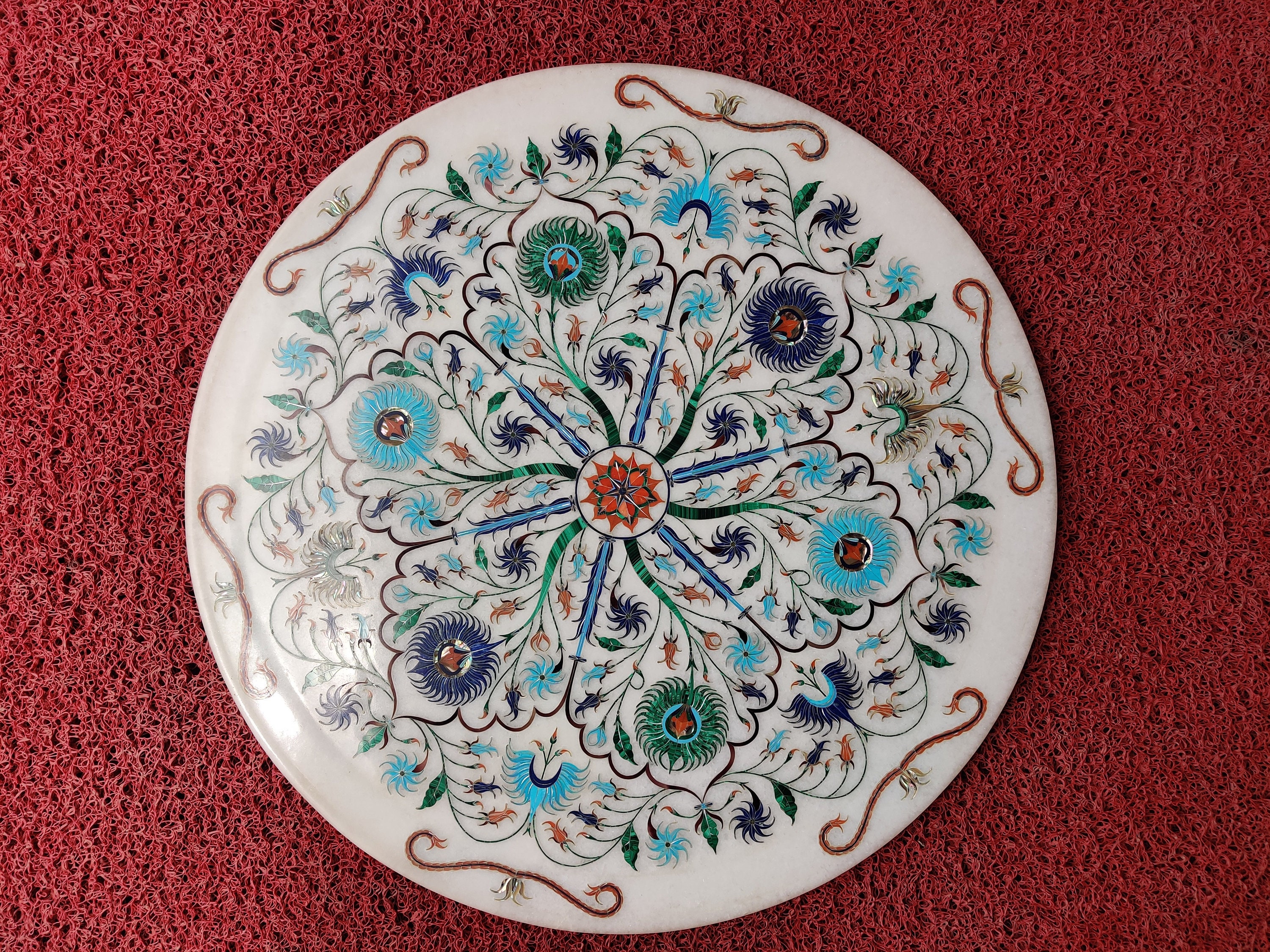 Marble Plate Masterpiece of Luxury Gift Home Decor Plate - Etsy