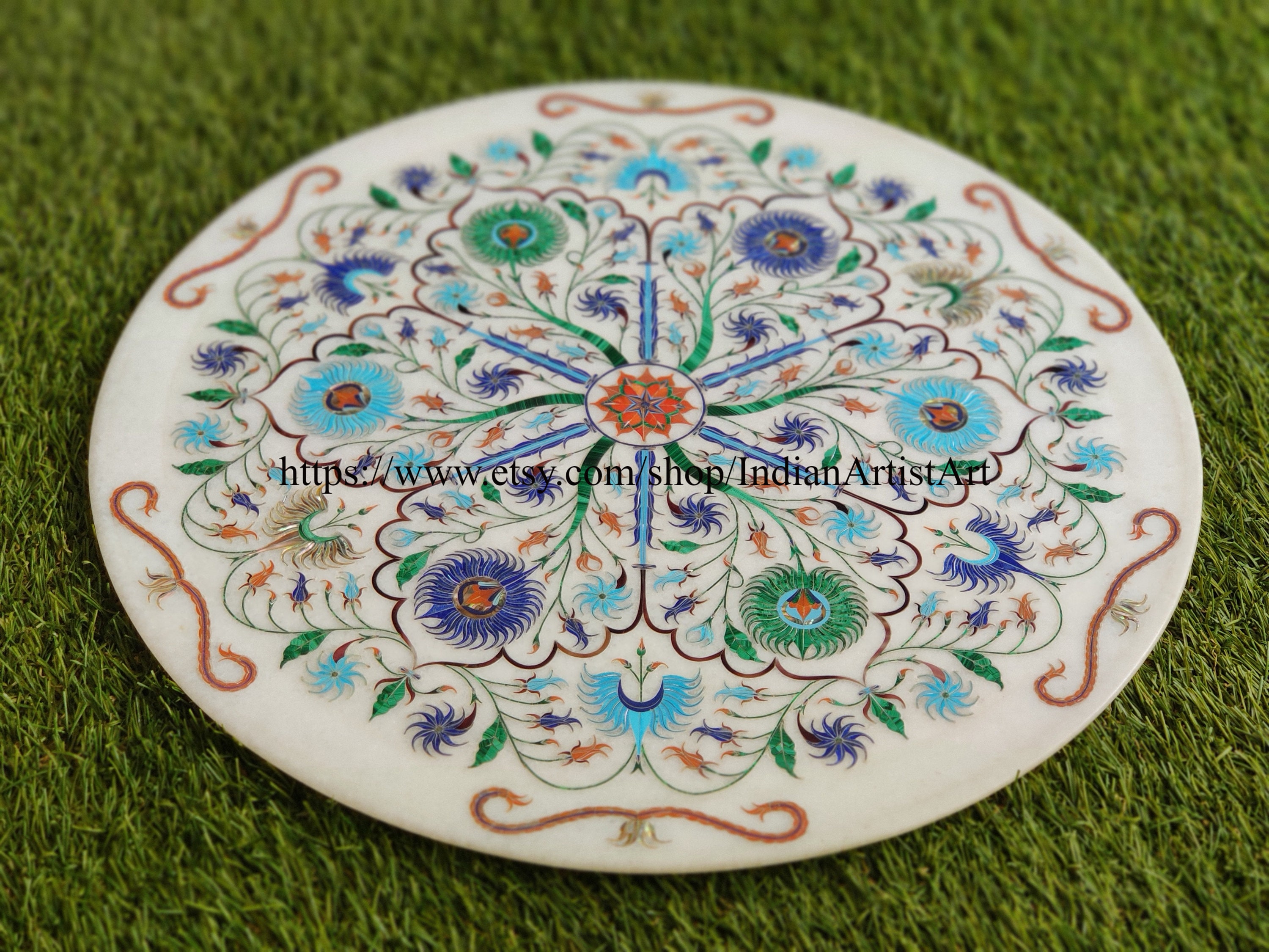 Marble Plate Masterpiece of Luxury Gift Home Decor Plate - Etsy