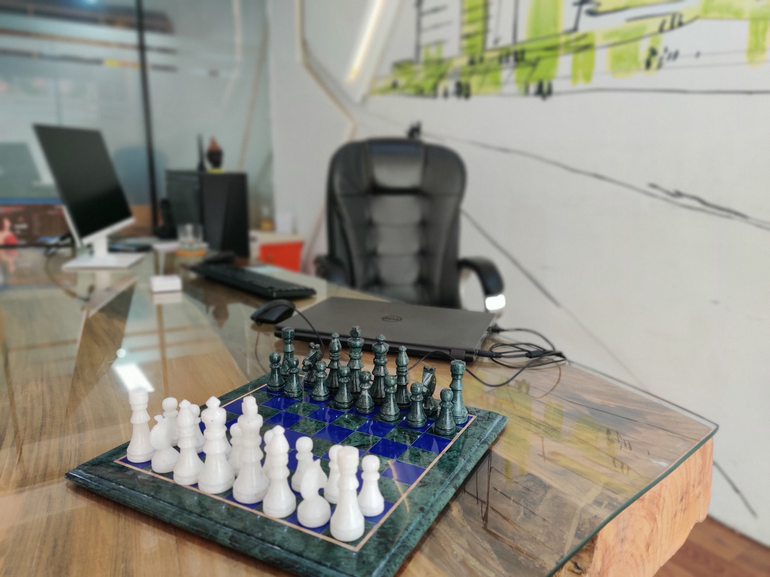 15 Blue Lapis Lazuli Chess Board Luxury Chess Table for - Etsy