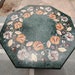 Octangular Table Top in Green Marble With Hibiscus Flower - Etsy