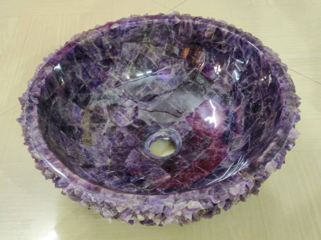 Amethyst Geode Sink / Amethyst Geode Wash Basin - Etsy