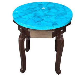Turquoise Table Top / Living Room Decoration - Etsy