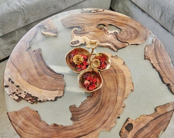 Raw Edge Table - Etsy