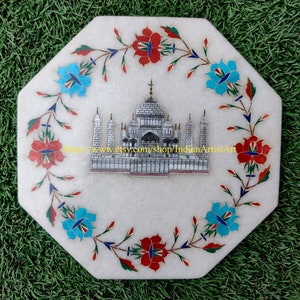 Big Size Marble Coaster India Made Big Size Marble Coaster With Flower ...