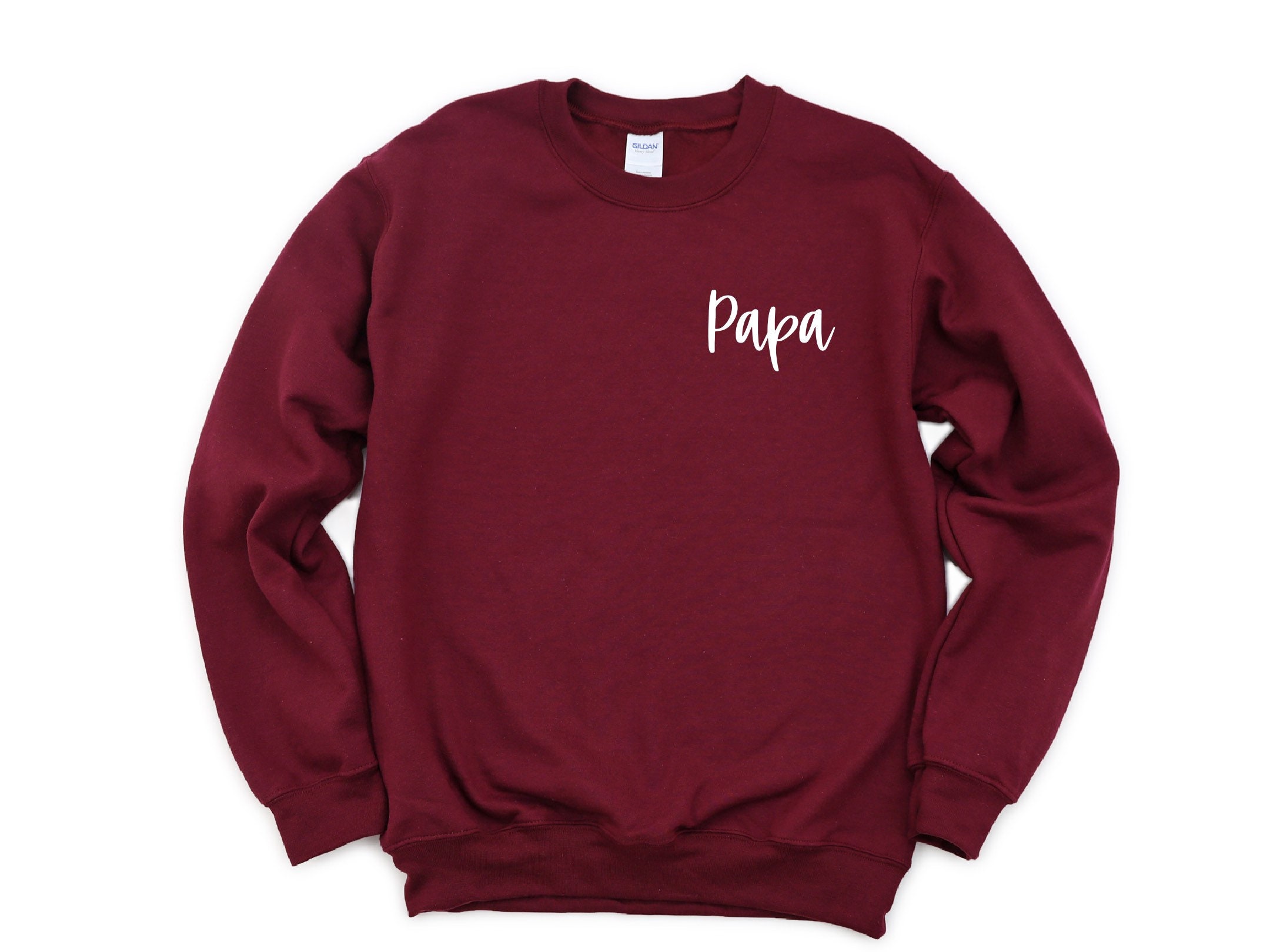 Papa Sweatshirt, Papa Shirt, Papa Tshirt, Grandpa Shirt, Gift for ...