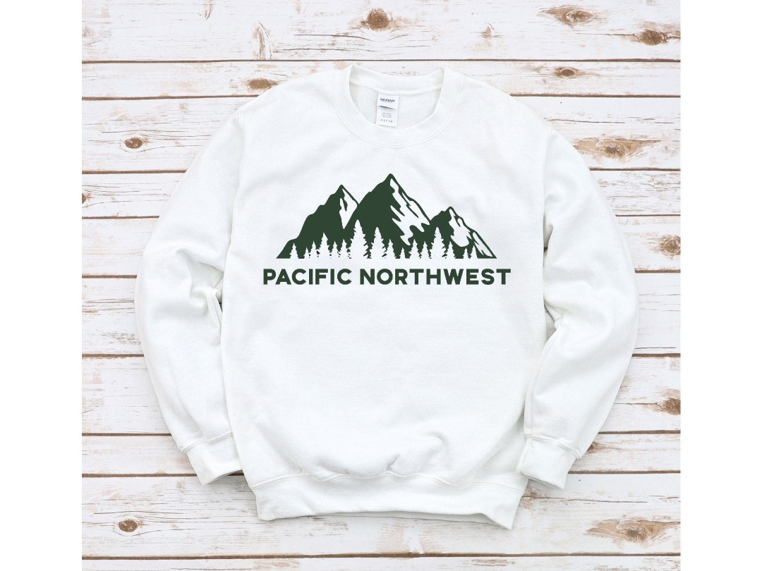 Pacific Northwest Sweatshirt, PNW Crewneck Sweatshirt, Pac NW ...
