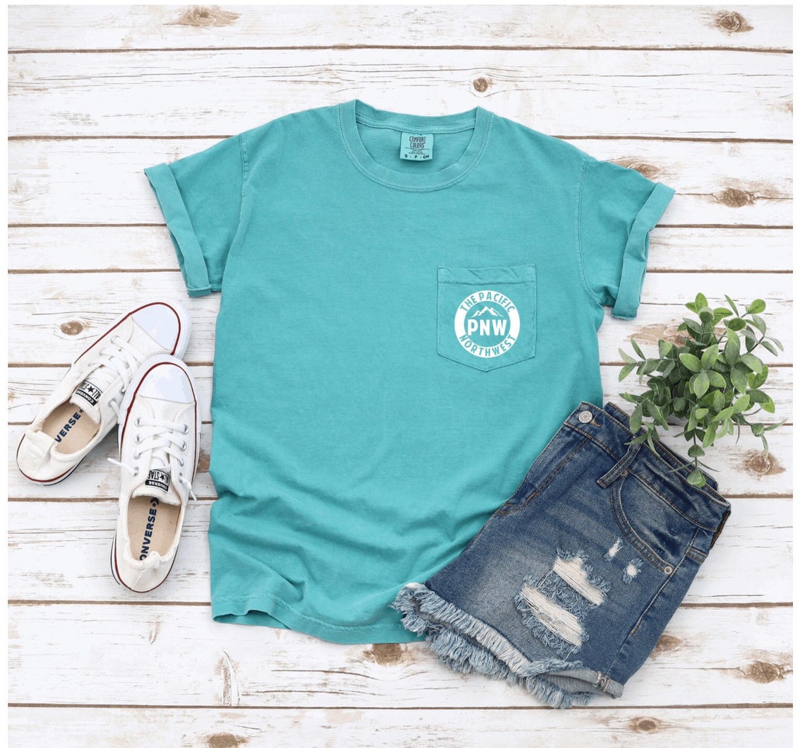 Pacific Northwest Shirt, Pacific Northwest Tshirt, Pac NW Pocket Shirt ...