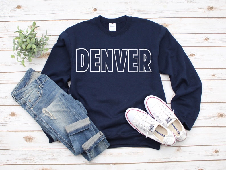 Denver Sweatshirt Denver Colorado Sweatshirt Denver Shirt - Etsy