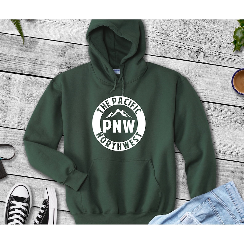 Pacific Northwest Sweatshirt PNW Crewneck Sweatshirt Pac NW - Etsy