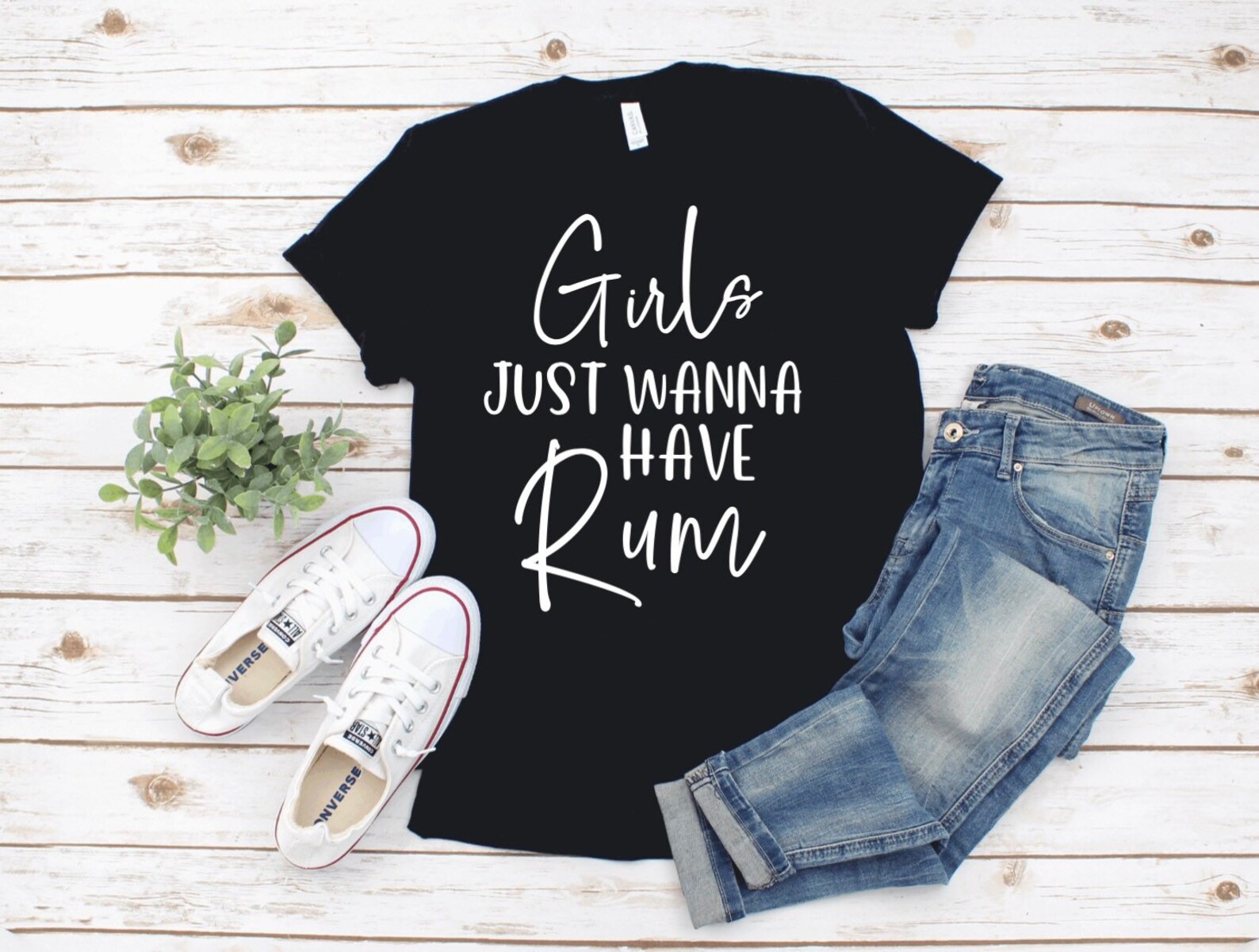 Rum Shirt, Girls Just Wanna Have Rum Shirt, Funny Shirt, Drinking Shirt ...