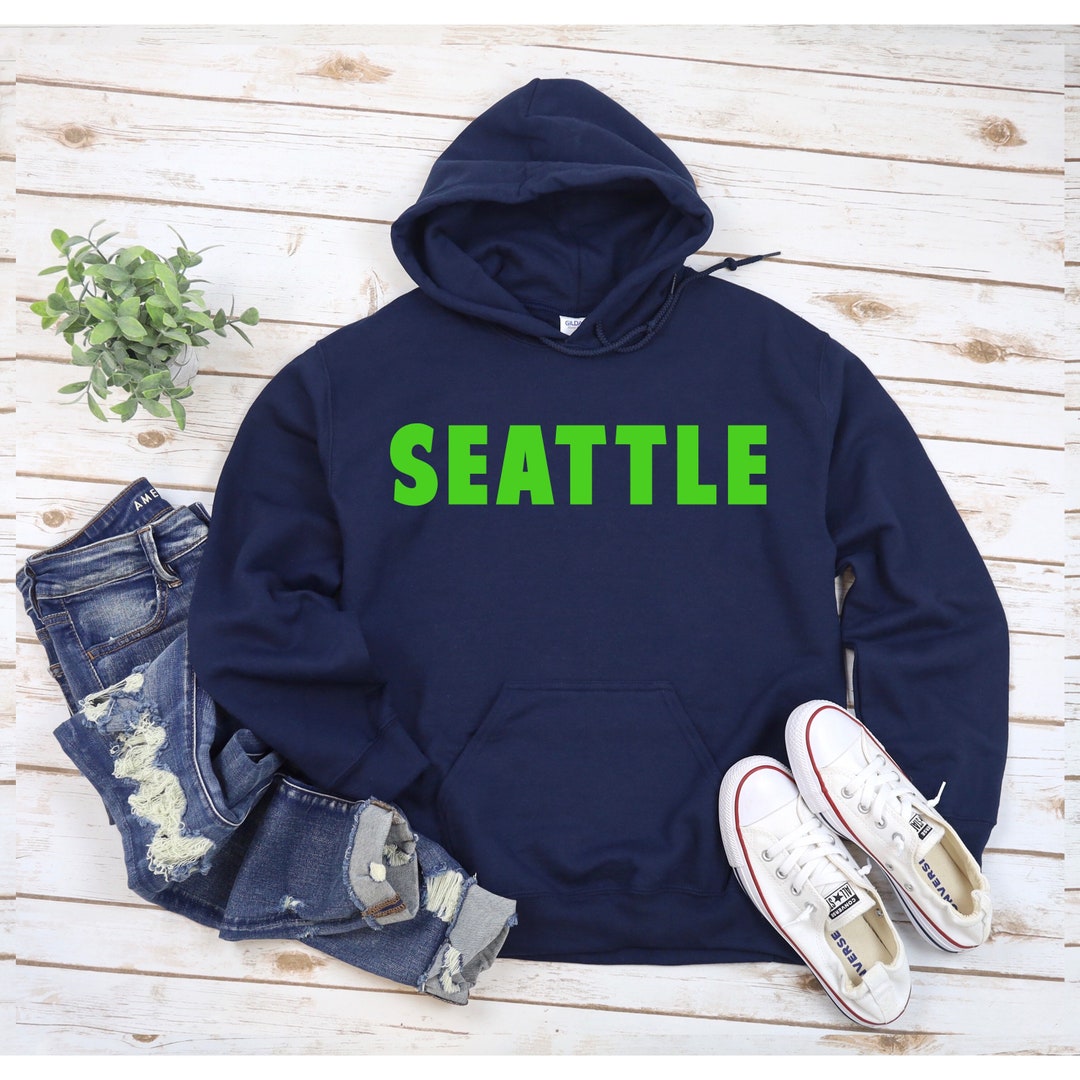 Seattle Sweatshirt, Seattle Shirt, Seattle Hoodie, Seattle Hooded ...