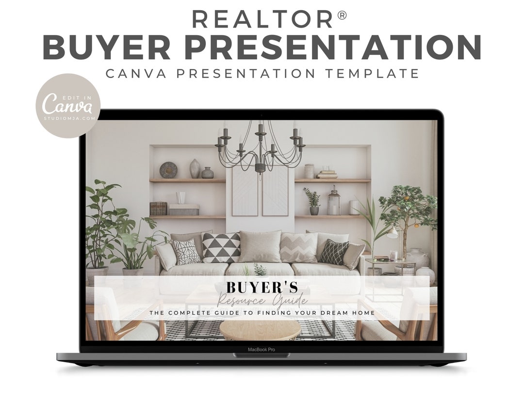 Real Estate Buyer Guide, Presentation, Editable Buyer Packet for ...