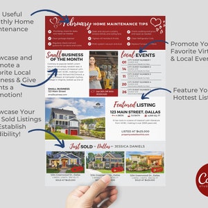 Real Estate Newsletter | February Newsletter | Real Estate Marketing ...