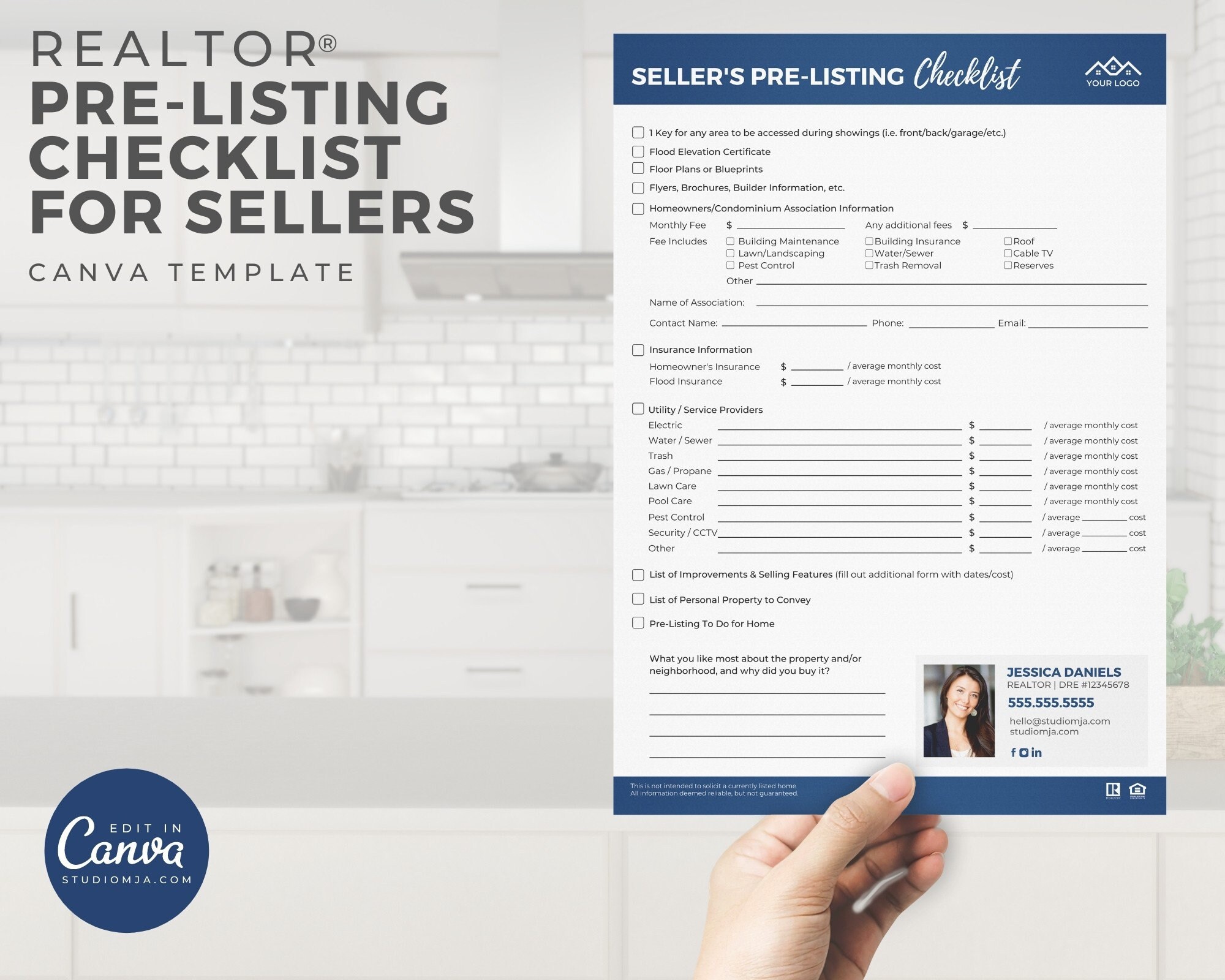 Real Estate Seller Guide, Realtor Template, Real Estate Marketing ...