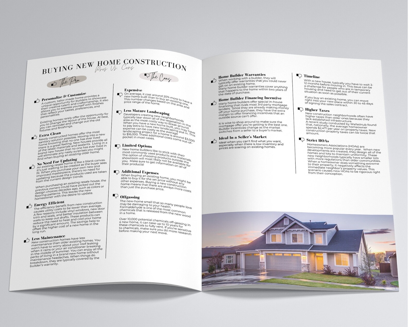Real Estate Buyer Guide, New Home Construction Guide, Real Estate ...