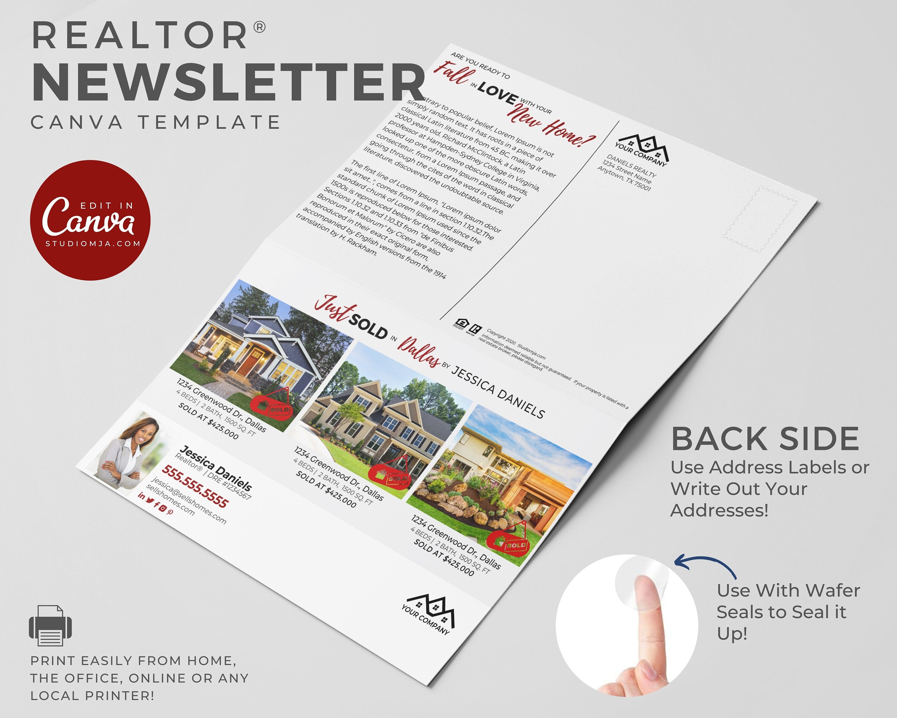 Real Estate Newsletter | February Newsletter | Real Estate Marketing ...