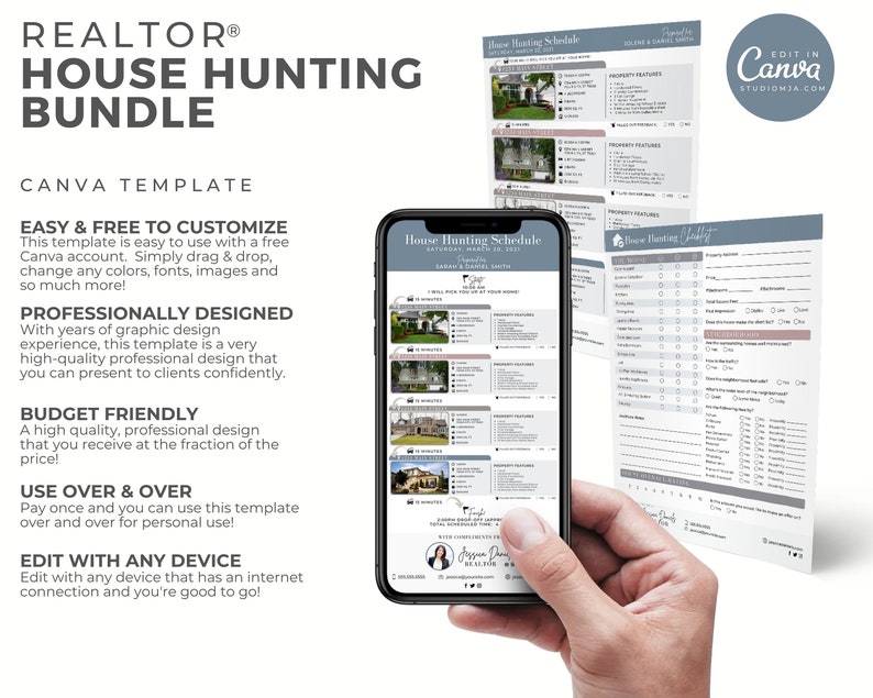 House Hunting Bundle | Real Estate Marketing Template | Home Buyer ...