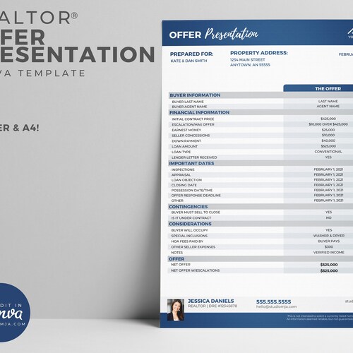 Multiple Offer Presentation Realtor Marketing Real Estate - Etsy