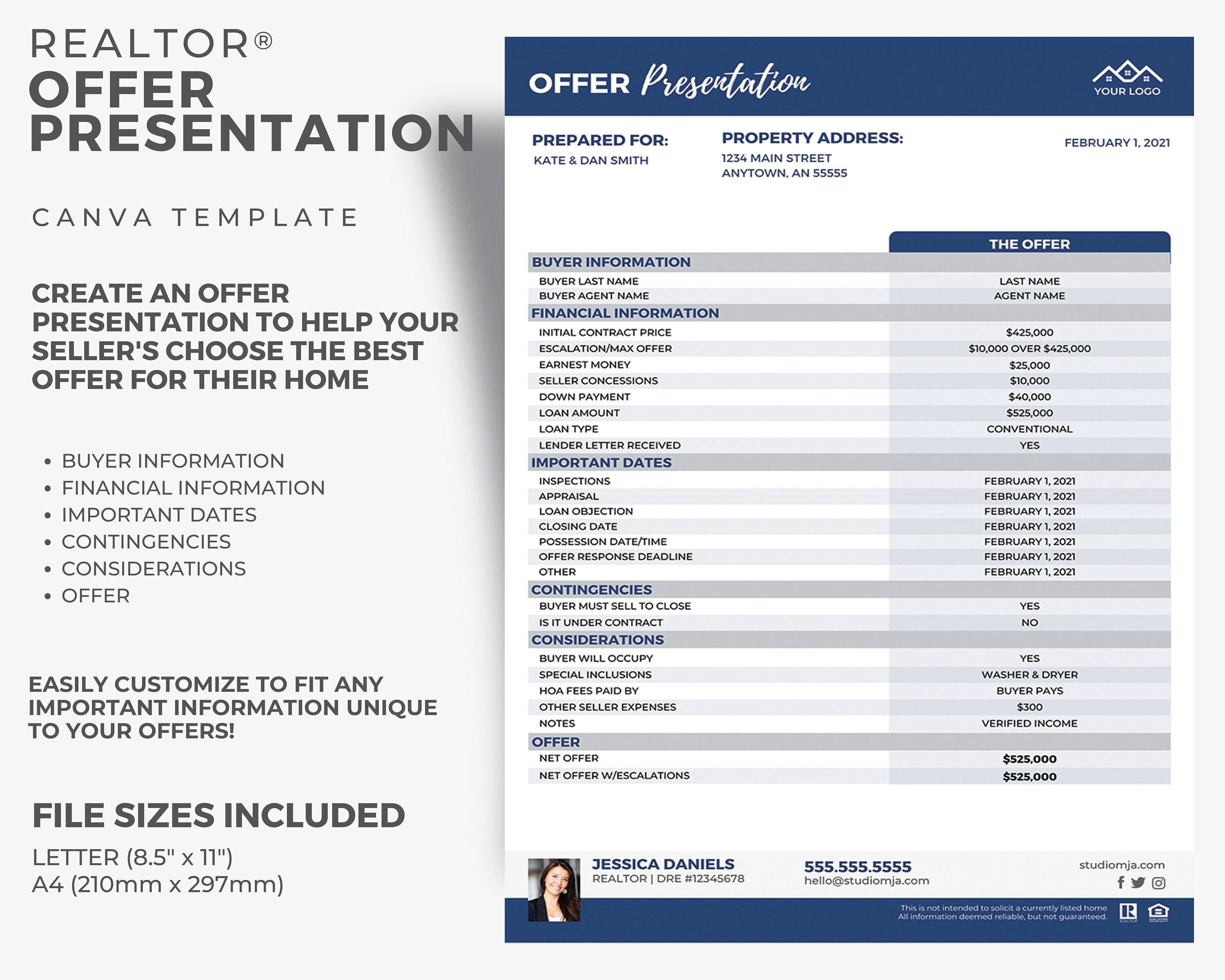 Realtor Offer Presentation, Realtor Marketing, Real Estate Marketing ...