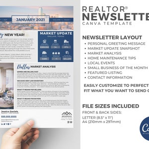 Real Estate Newsletter | January Newsletter | Real Estate Marketing ...