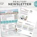 Real Estate Newsletter January Newsletter Real Estate Marketing Email ...
