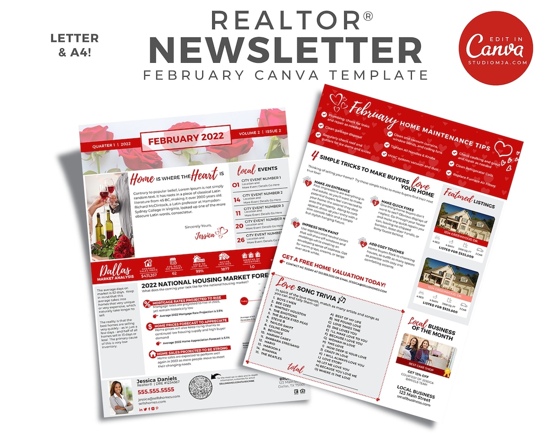 Real Estate Newsletter | February 2022 Newsletter | Real Estate ...