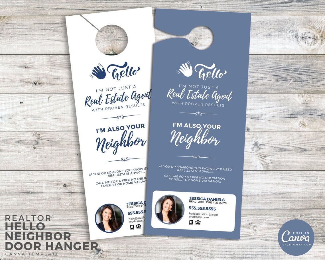 Canva Door Hanger Template