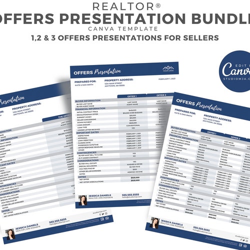 Multiple Offer Presentation Realtor Marketing Real Estate - Etsy