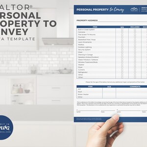 Real Estate Personal Property to Convey, Real Estate Marketing,seller ...