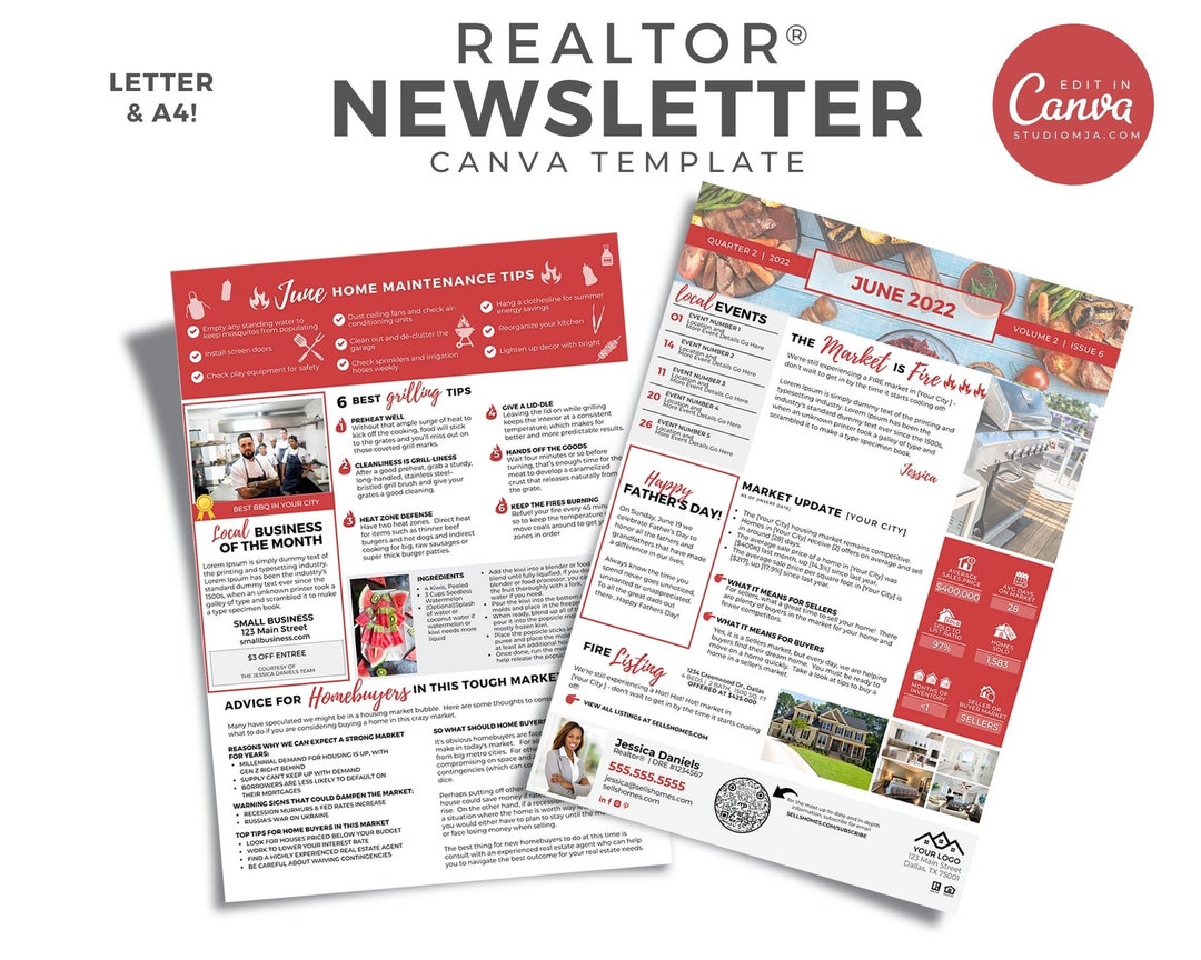 Real Estate Newsletter | June 2022 Newsletter | Real Estate Marketing ...