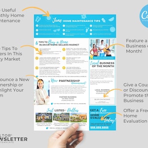 Real Estate Newsletter | June Newsletter | Real Estate Marketing ...