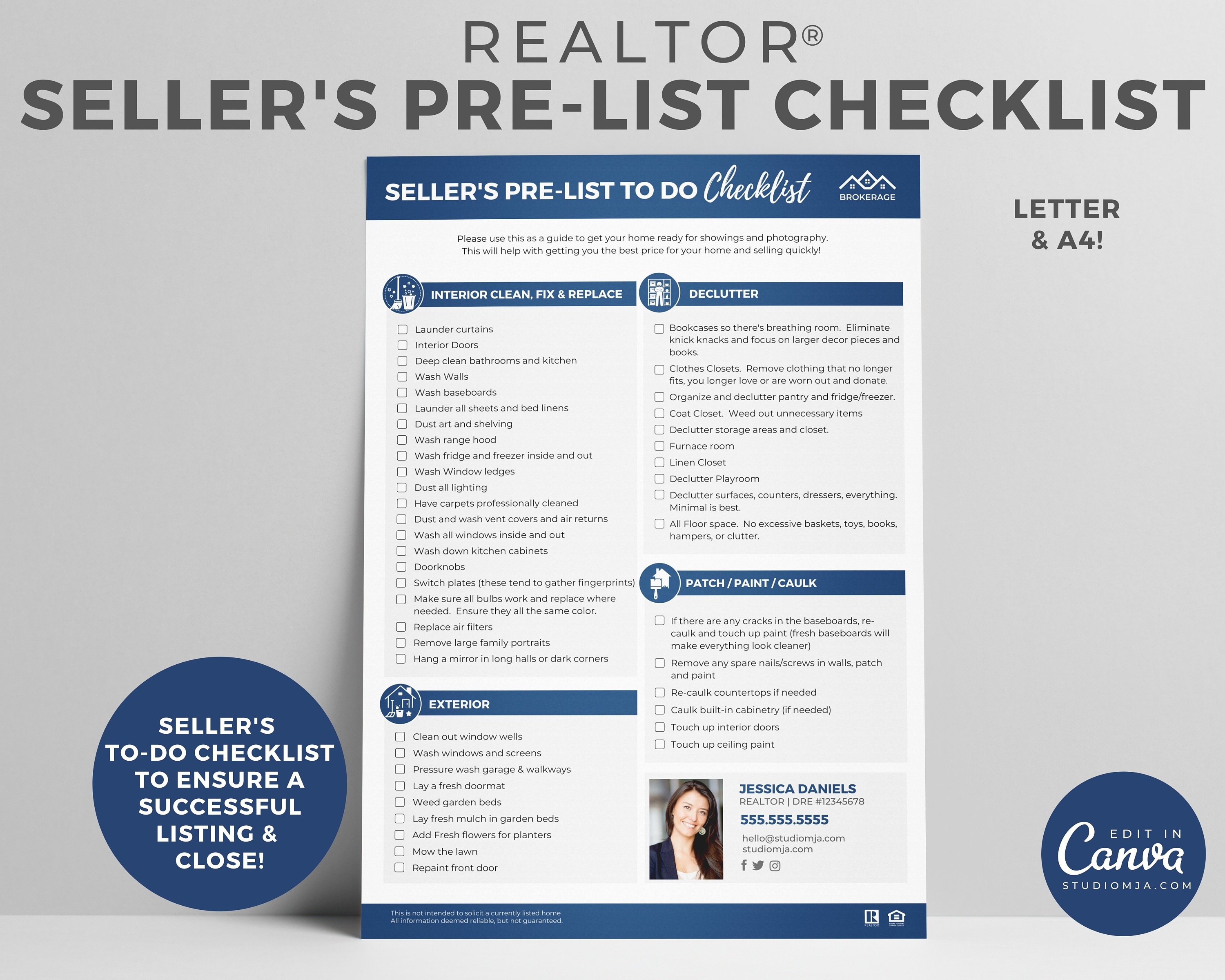 Real Estate Seller Guide Realtor Template Real Estate | Etsy Canada