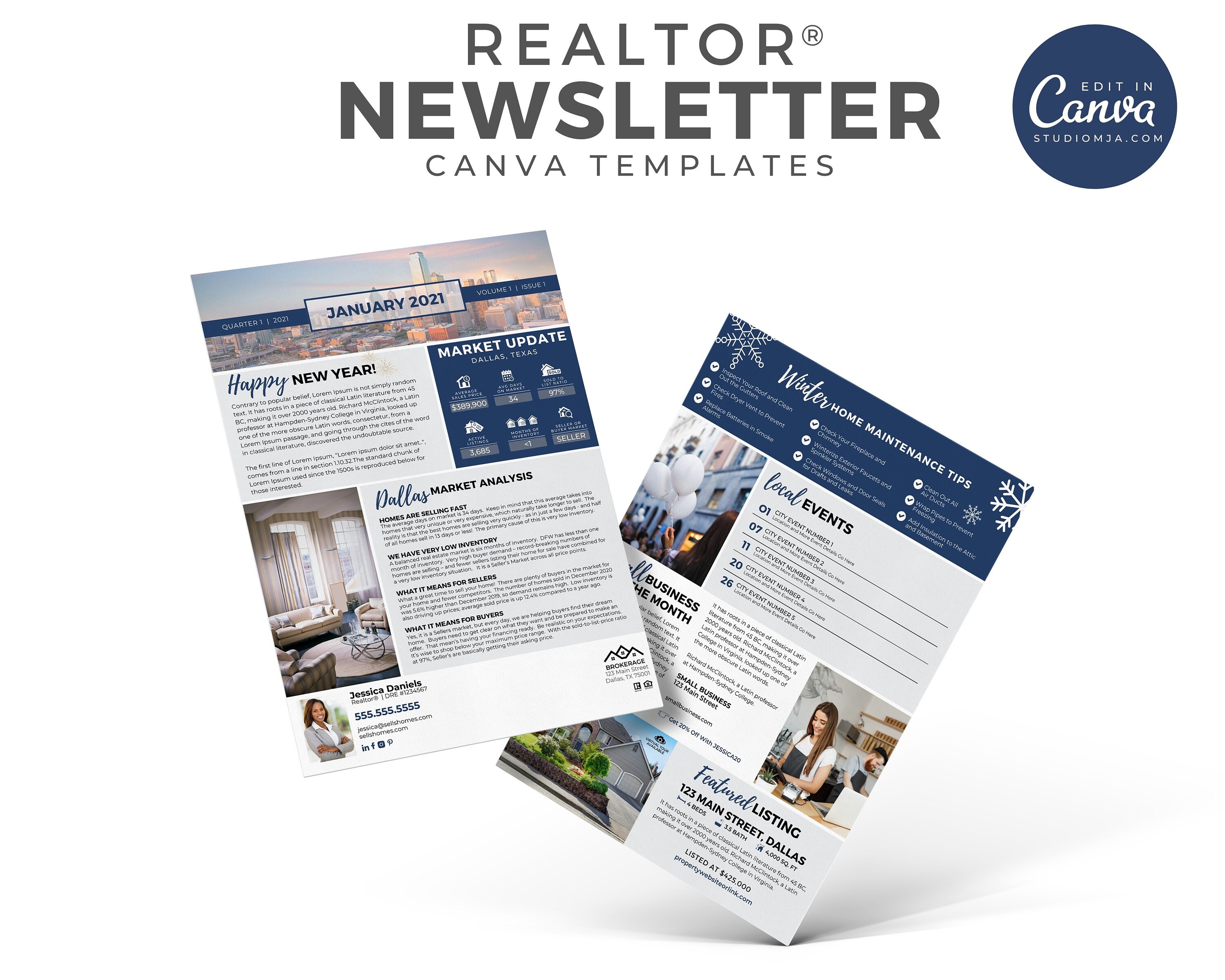 Real Estate Newsletter | Realtor Newsletter | Real Estate Marketing ...