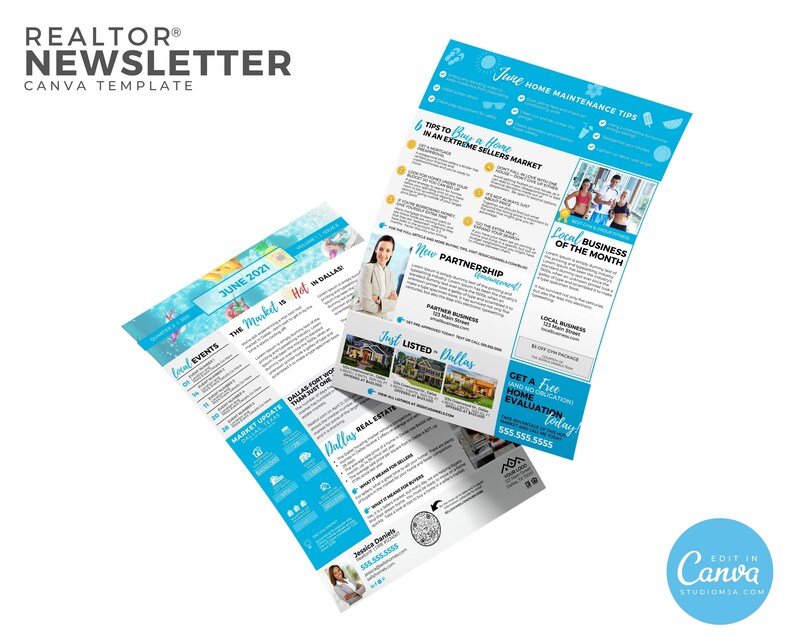 Real Estate Newsletter | June Newsletter | Real Estate Marketing ...